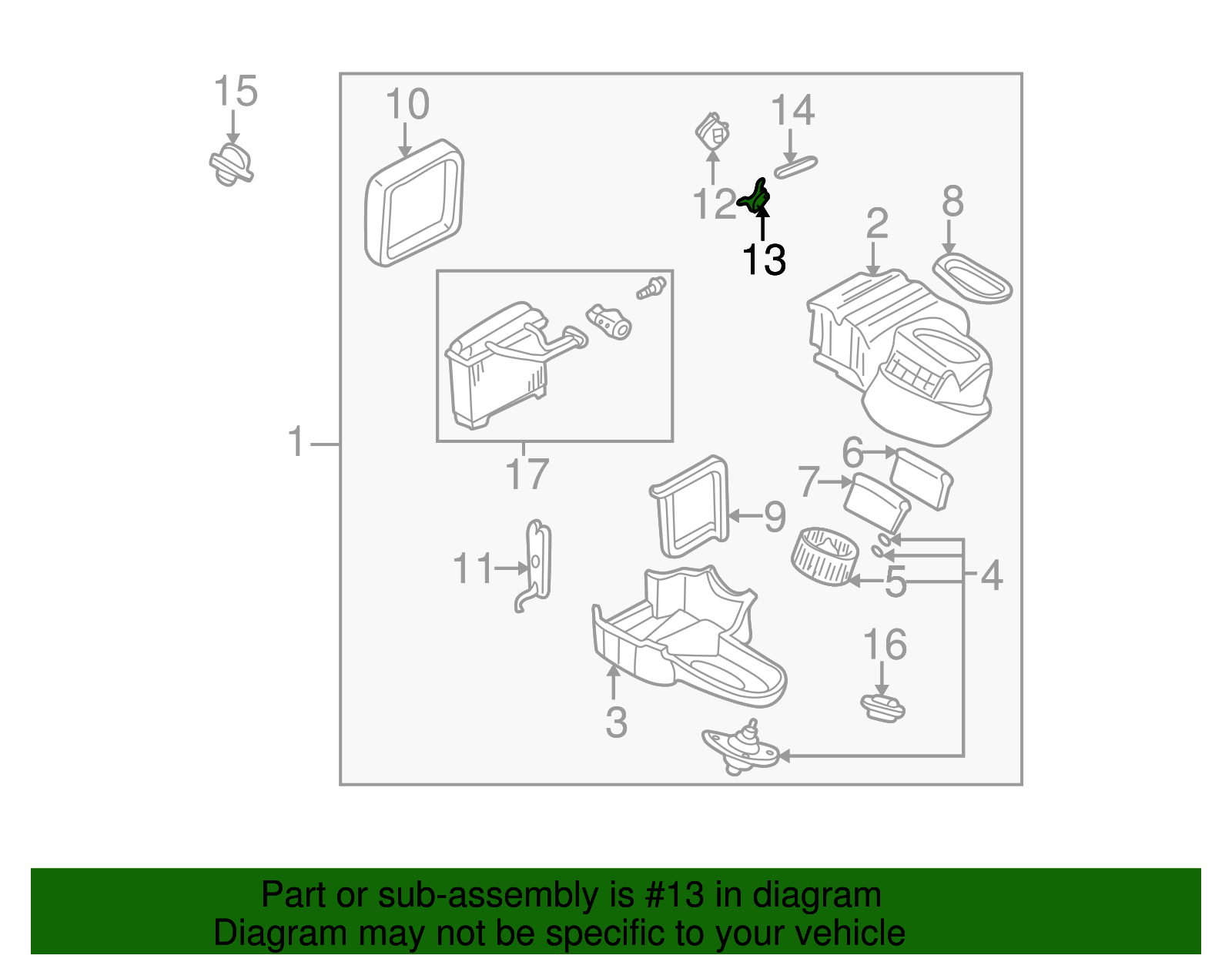 2000-2003 Nissan Maxima Actuator Bracket 27750-2Y900 | Nissan Parts Central