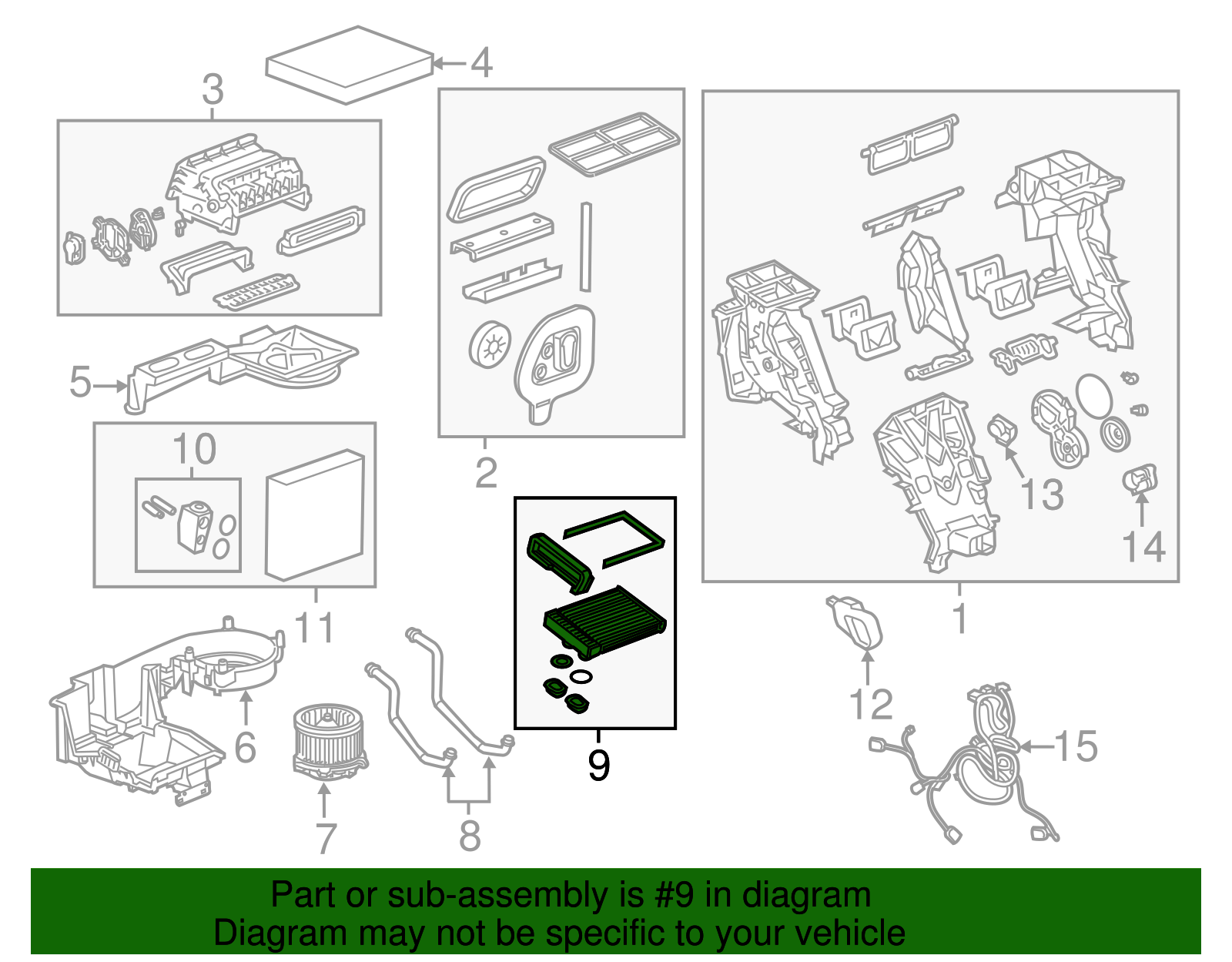 2016-2024 GM Heater Core Kit with Seals and Clamps 23176934 | Capital ...