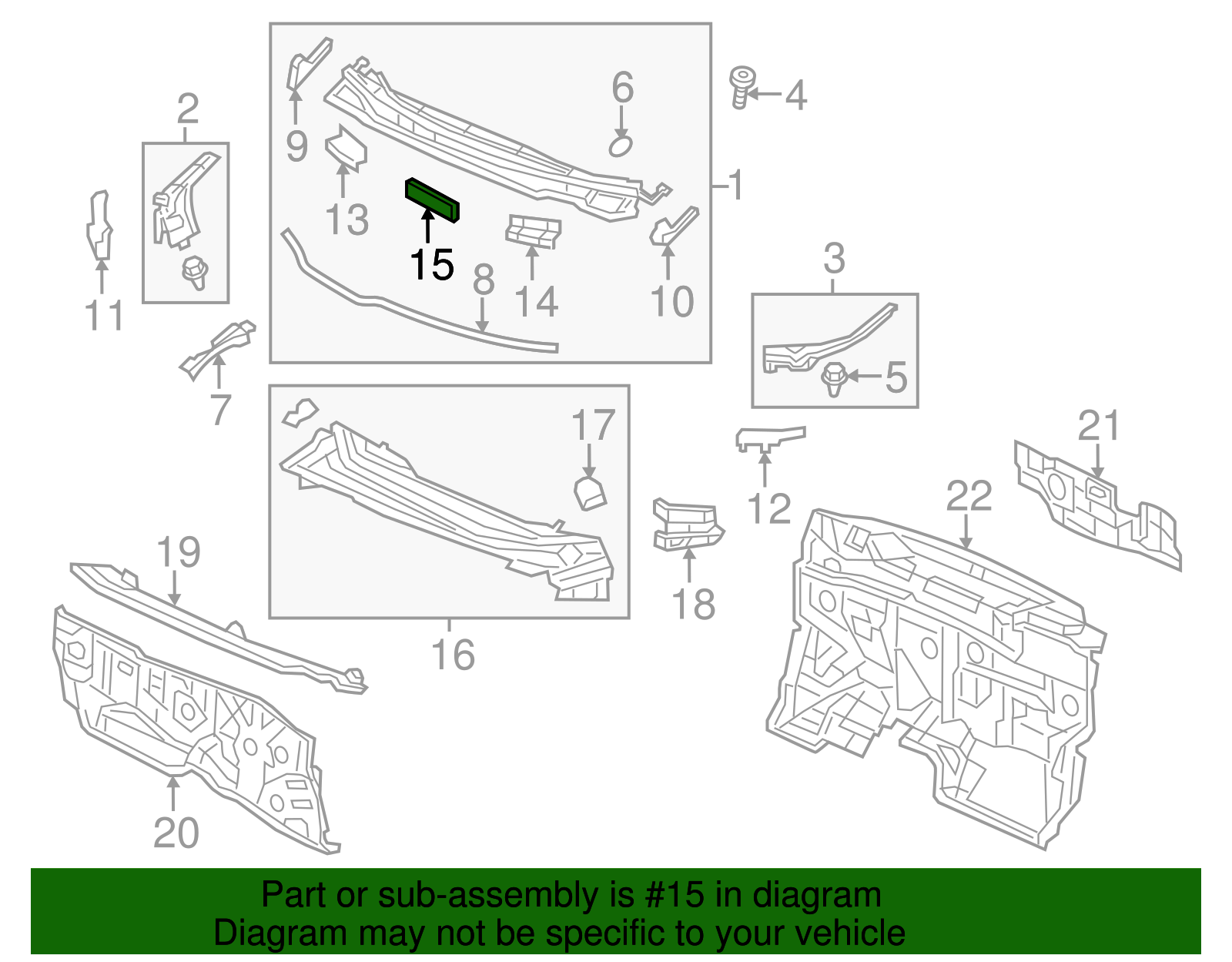 74205-TR0-A00 - Lid Frame Number - 2012-2015 Honda Civic | Honda Parts ...