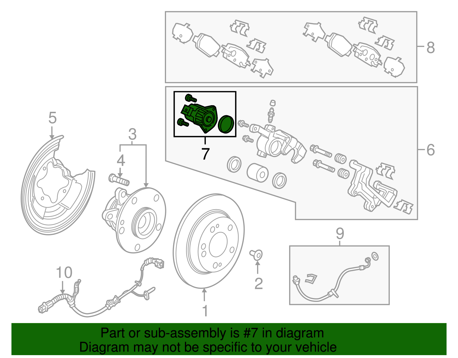 OEM 2017-2025 Honda CR-V Actuator 43020-THA-H00 | Honda Automotive Parts