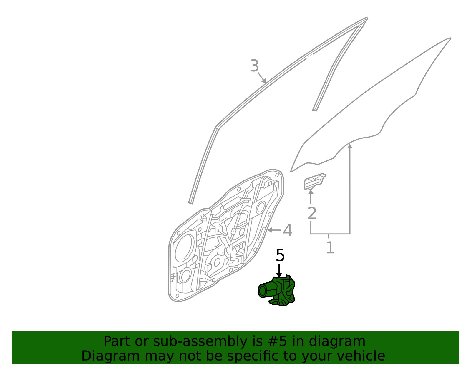 2021-2023 Hyundai Window Motor 82450-AA100 | QuirkParts