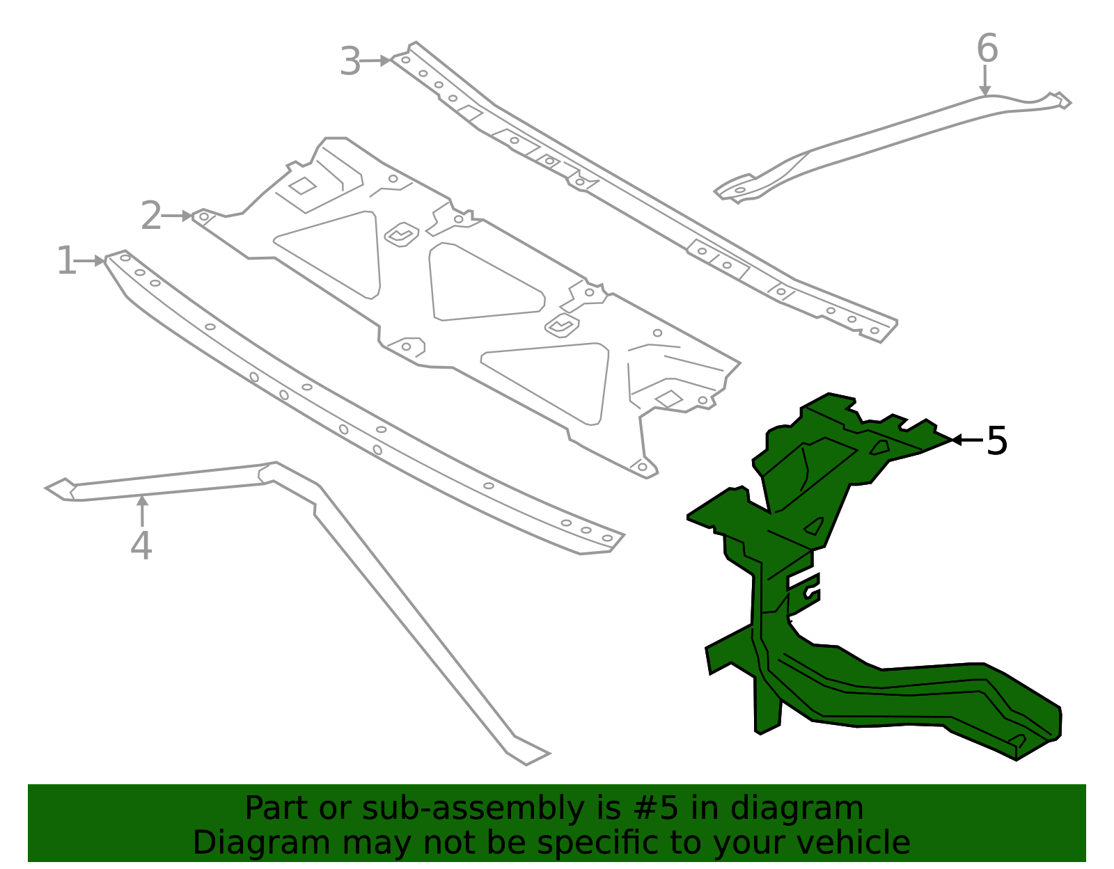 BMW Headlamp Support Bracket Right OEM 51649464028 | AutoNation Parts