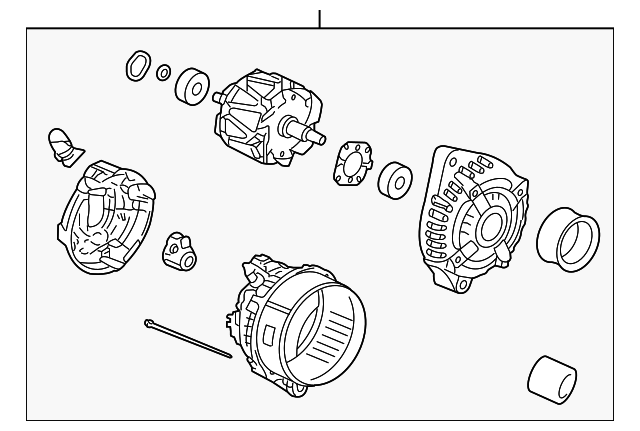 Genuine OEM Acura - Alternator Part# 06311-RGW-505RM | Acura Parts For Less