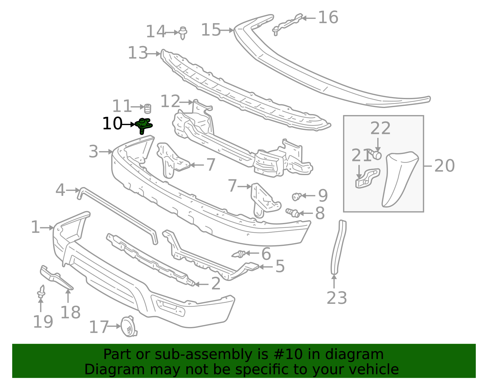 1999-2002 Toyota 4Runner Side Bracket 52145-35040 | MotorMotor