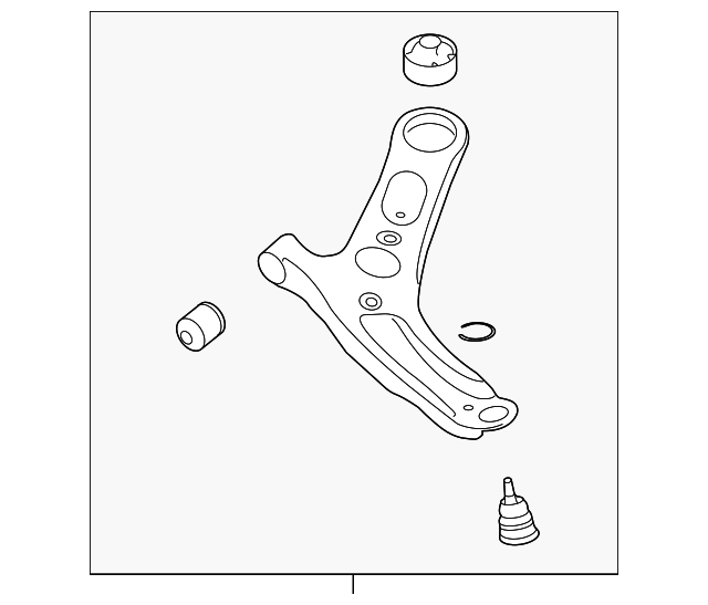 54500-A7100 - Lower Control Arm 2014-2018 Kia | Kia.Parts Store