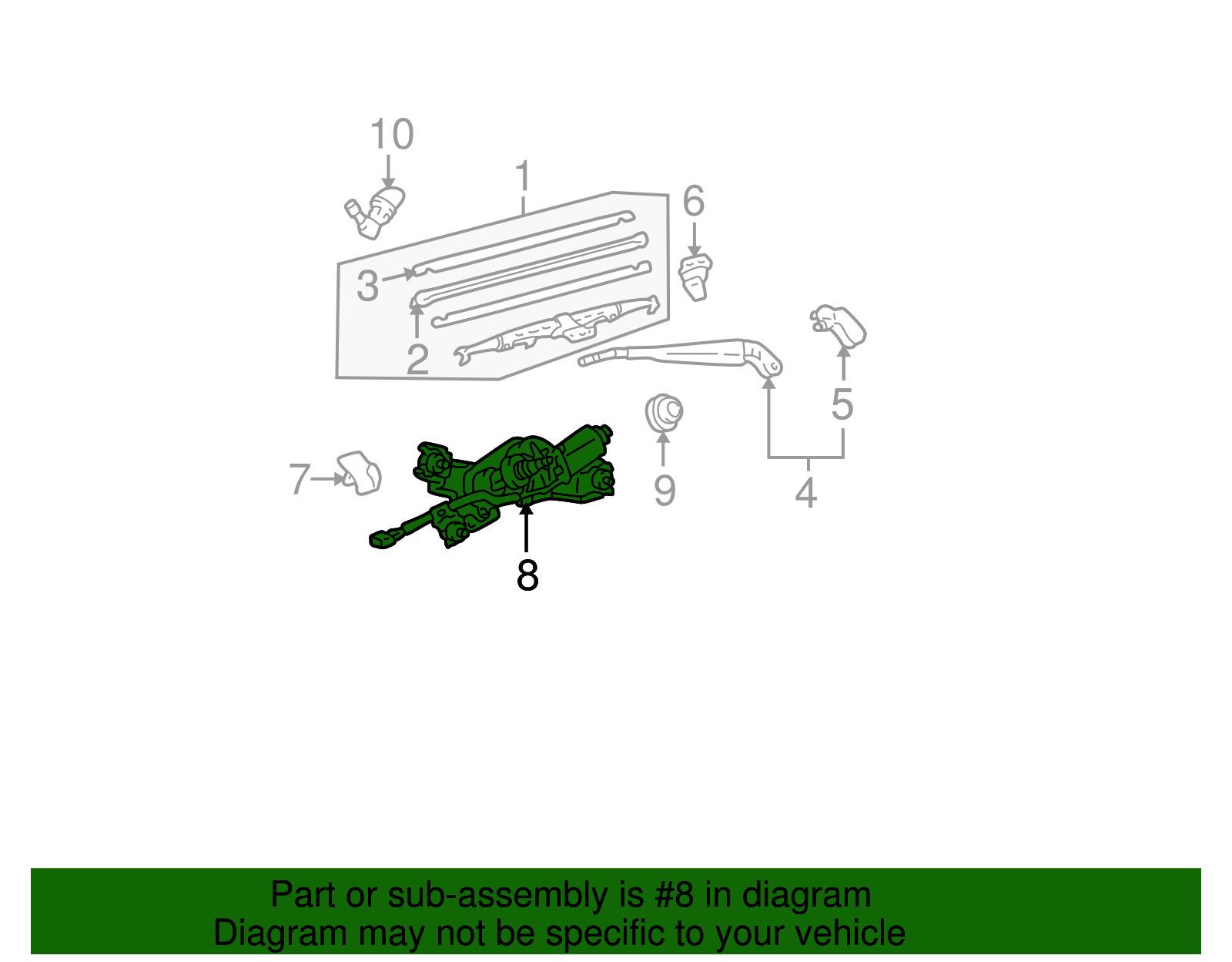 1996-2002 Toyota 4Runner 1996-2002 Toyota 4Runner - Motor Assembly ...