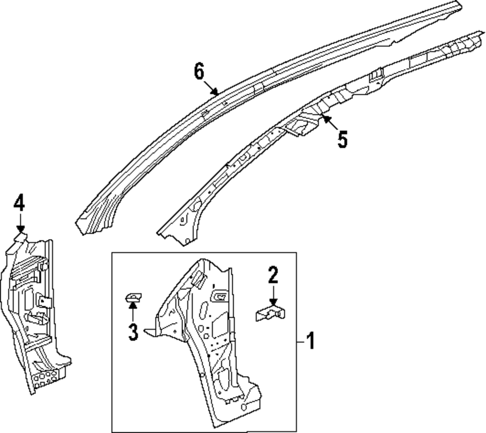 2025 GM Inner Windshield Pillar 26466826 | Capital Chevy Parts