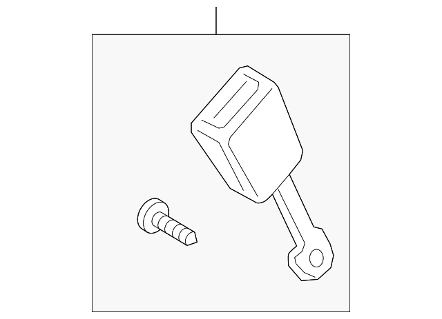 JL1Z-7860044-CF - Center Buckle 2018-2024 Ford | Group 1 Auto Parts