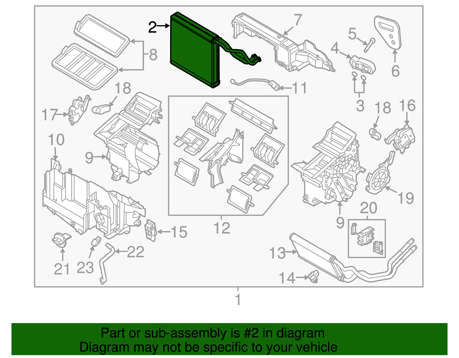 KD45-61-J10 - Evaporator Core - 2013-2015 Mazda CX-5 | Mazda Parts Factor