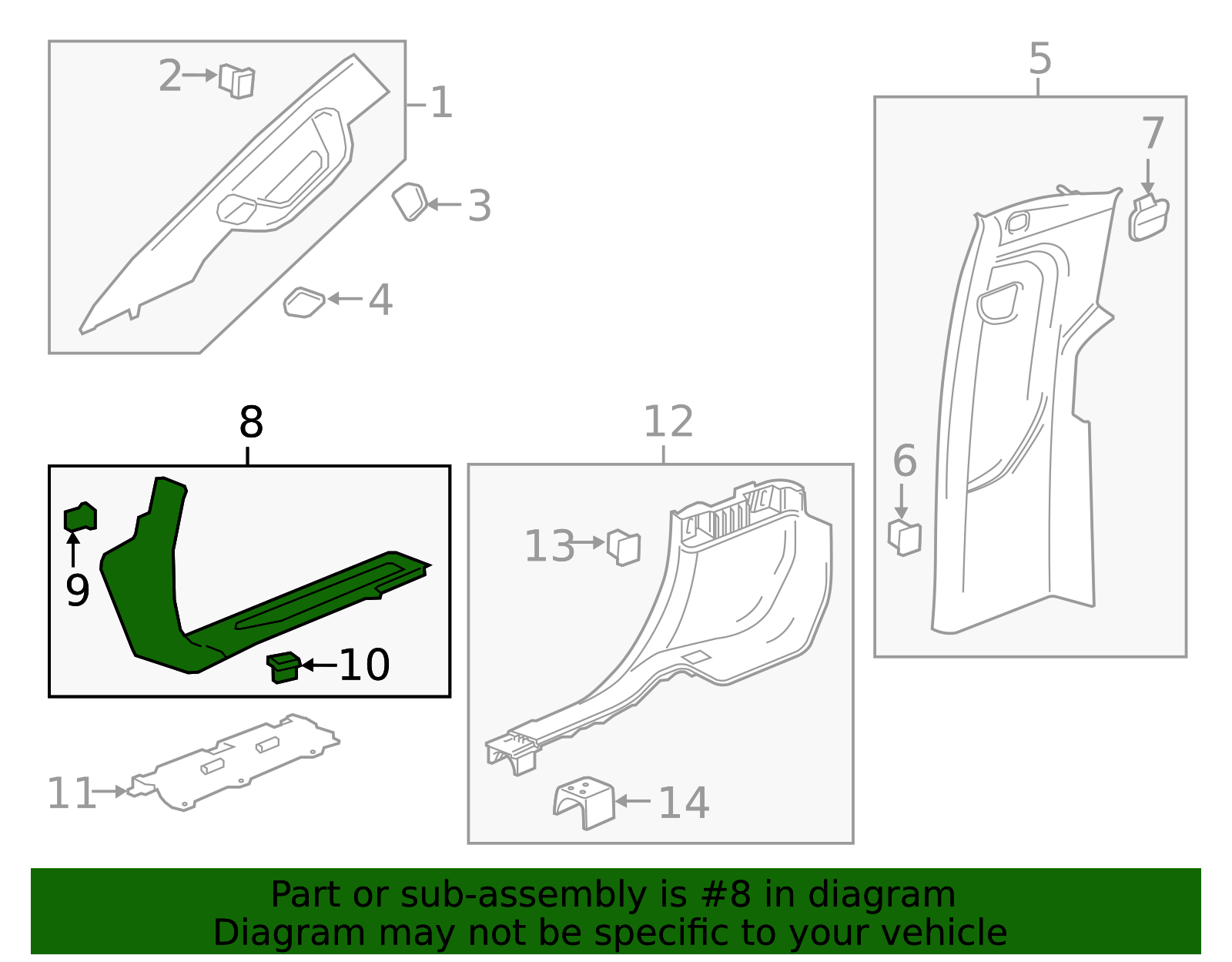 2019-2025 GM Front Sill Plate 84874296 | Capital Chevy Parts