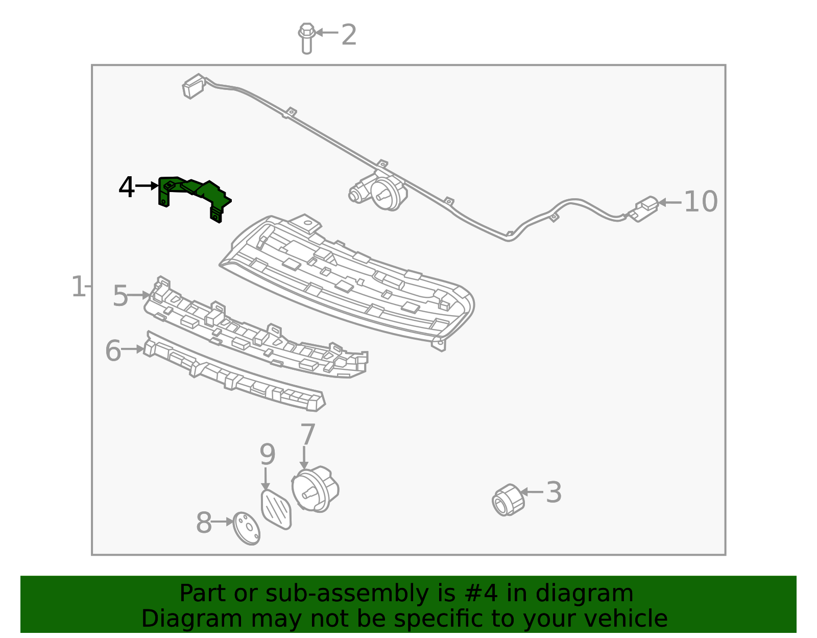 921C9-Q5500 - Lamp Assembly Bracket 2024-2025 Kia Seltos | Kia.Parts Store