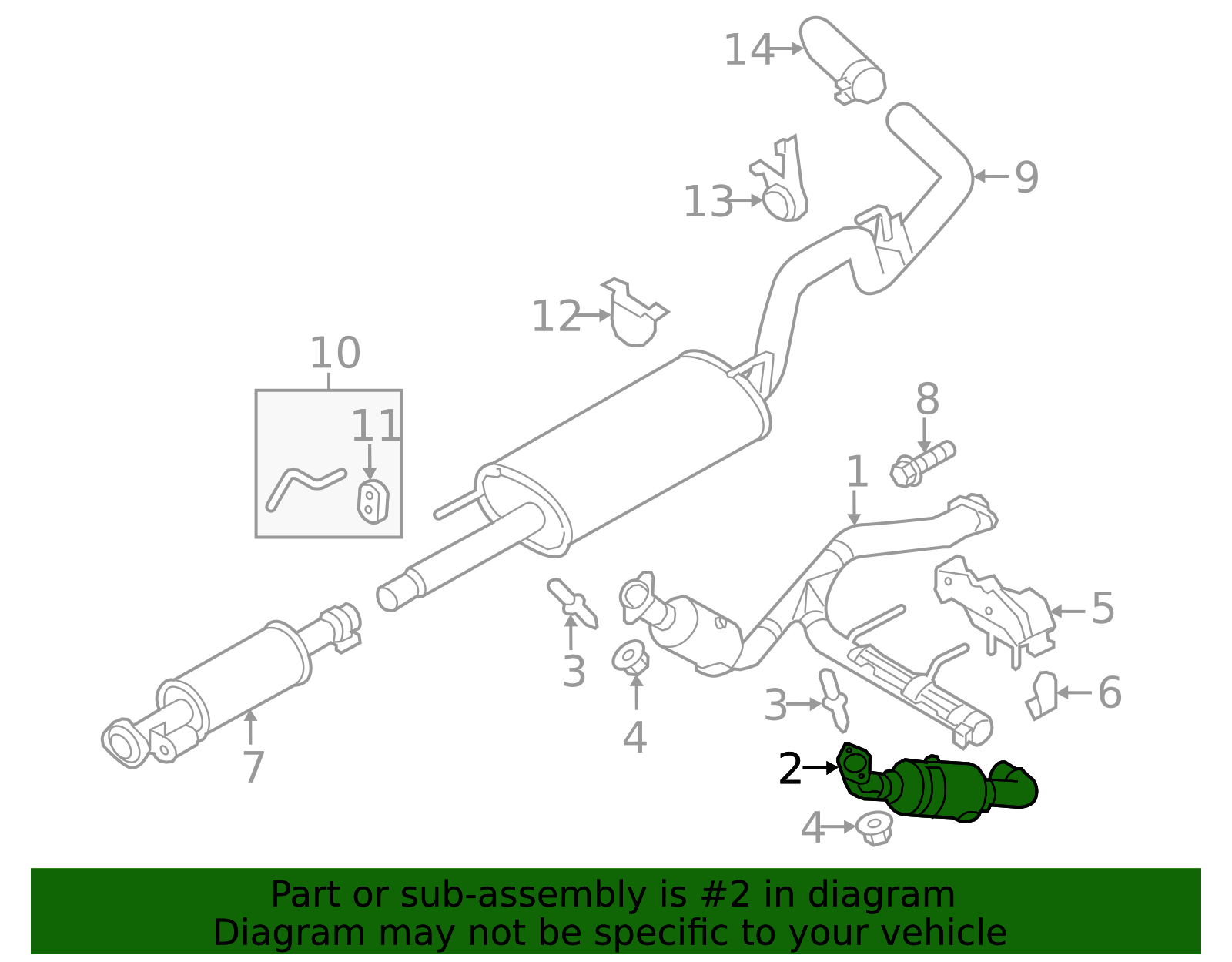 2011-2014 Ford F-150 Catalytic Converter DL3Z-5E212-A | Awesome Parts Ford