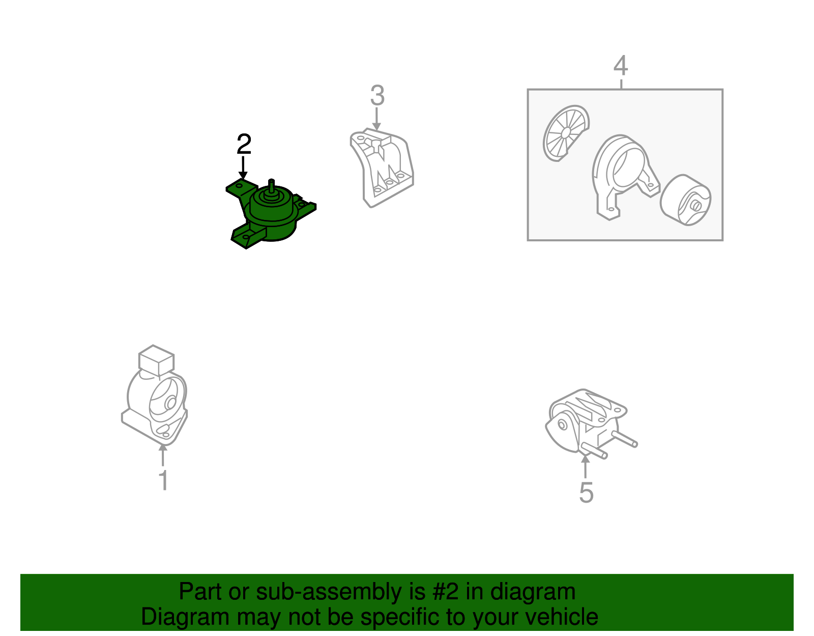 21810-2P100 - Side Mount 2011-2013 Kia Sorento | Kia.Parts Store