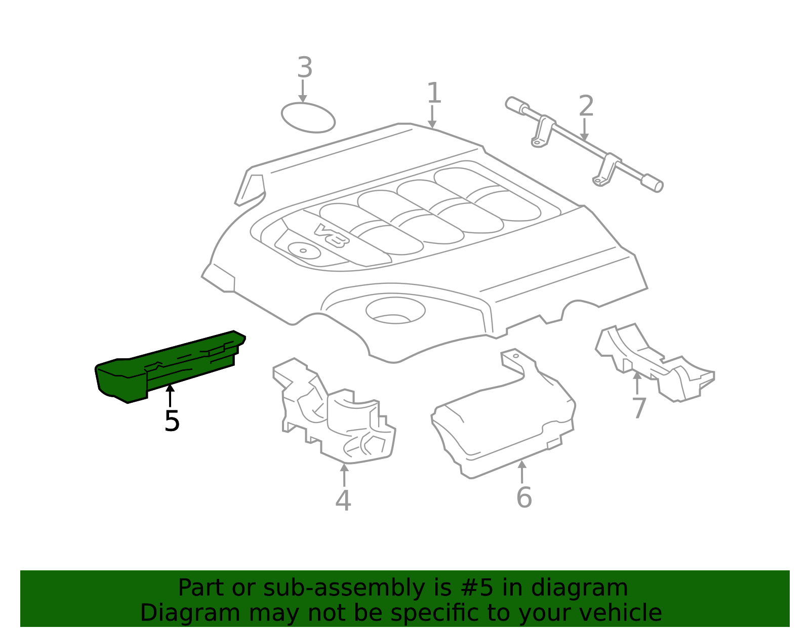 12613-0S010 - High-Quality Engine Cover for 2013-2021 Toyota Land ...