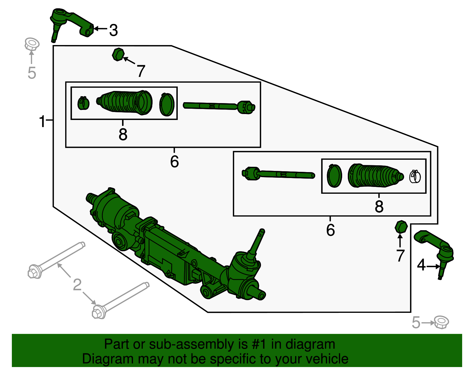 STE-933 - Motorcraft™ Rack And Pinion Assembly - 2018-2020 Ford F-150 ...
