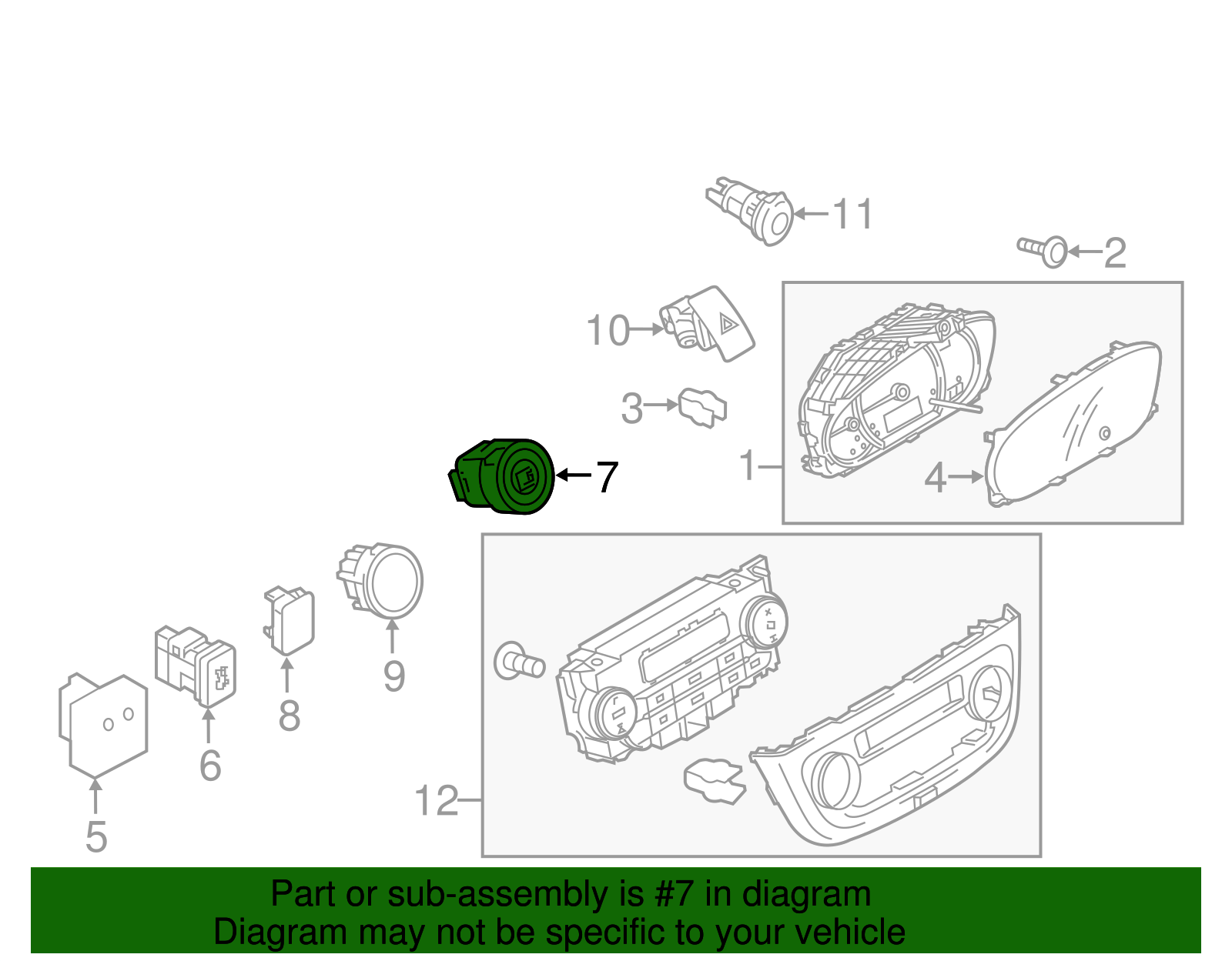 8610A319 - Ignition Switch 2011-2022 Mitsubishi | Mitsubishi Motors Store