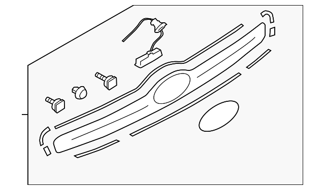 Genuine OEM Lift Gate Trim Part# 91111FJ180NN Fits 2014-2017 Subaru: Up ...