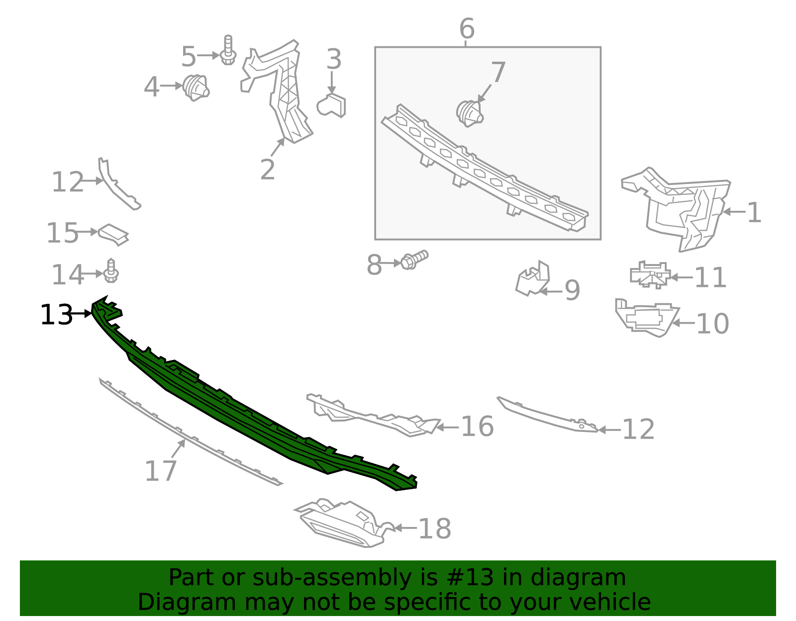 32227002 - Lower Molding - 2019-2021 Volvo | Volvo OEM Parts Direct