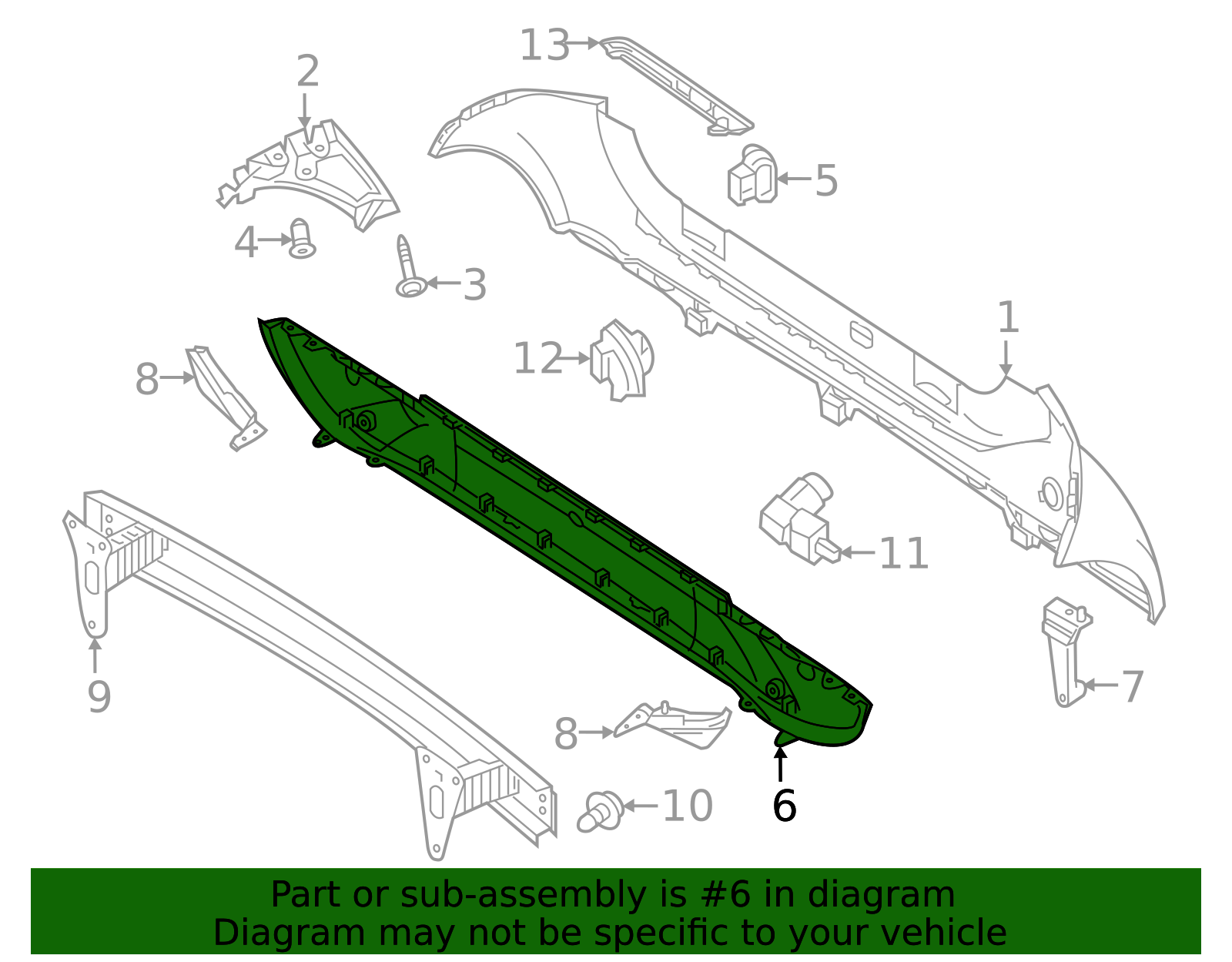 Genuine OEM Lower Panel | 4538801301 | Fits Select 2016-2019 Smart ...