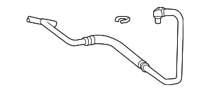 2011-2014 GM Automatic Transmission Auxiliary Fluid Cooler Upper Line ...