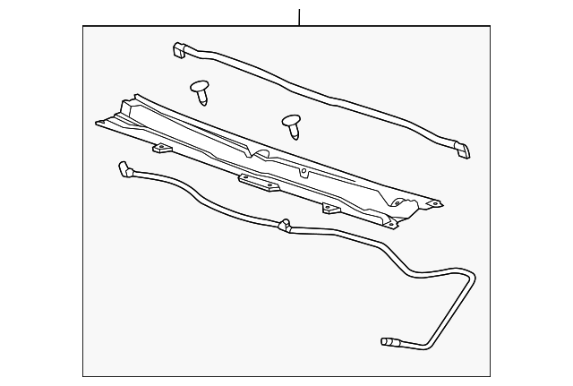 2014-2019 GMC Air Inlet Grille Panel 23207952 GM | GMPartsDirect.com
