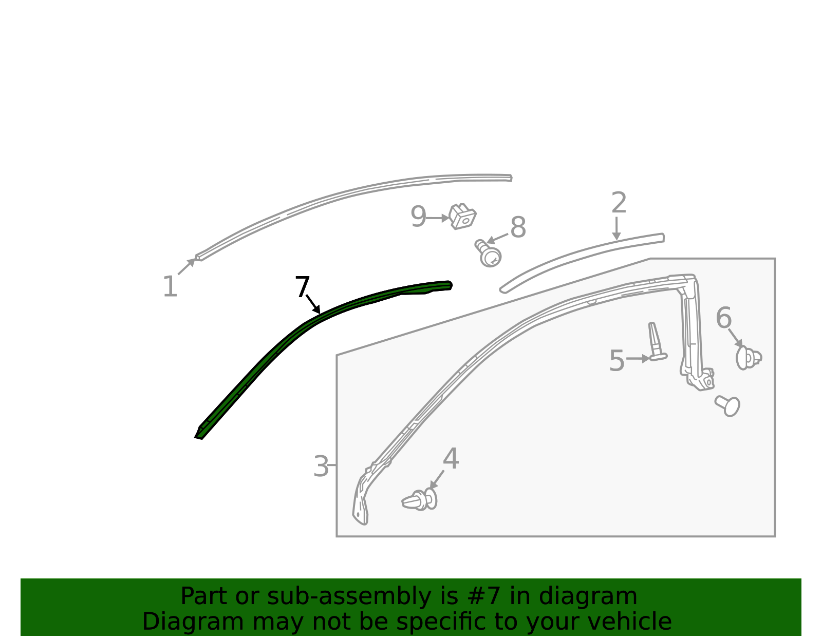 2018-2025 Lexus Door Reveal Molding 62362-24020 | Lexus OEM Parts Online
