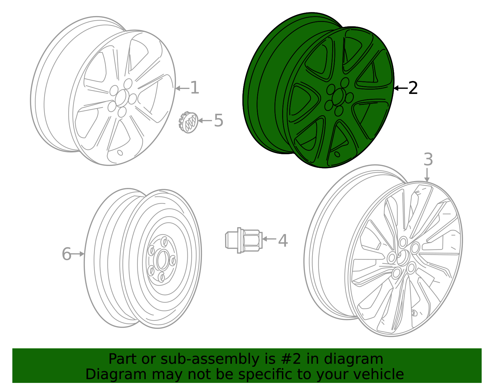 2013-2020 Buick Encore Front and Rear Wheel 95144161 | Capital Chevy Parts
