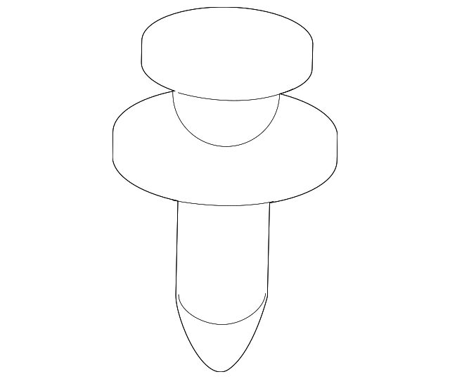 8662958 - Cowl Grille Retainer - 2003-2021 Volvo | Volvo OEM Parts Direct