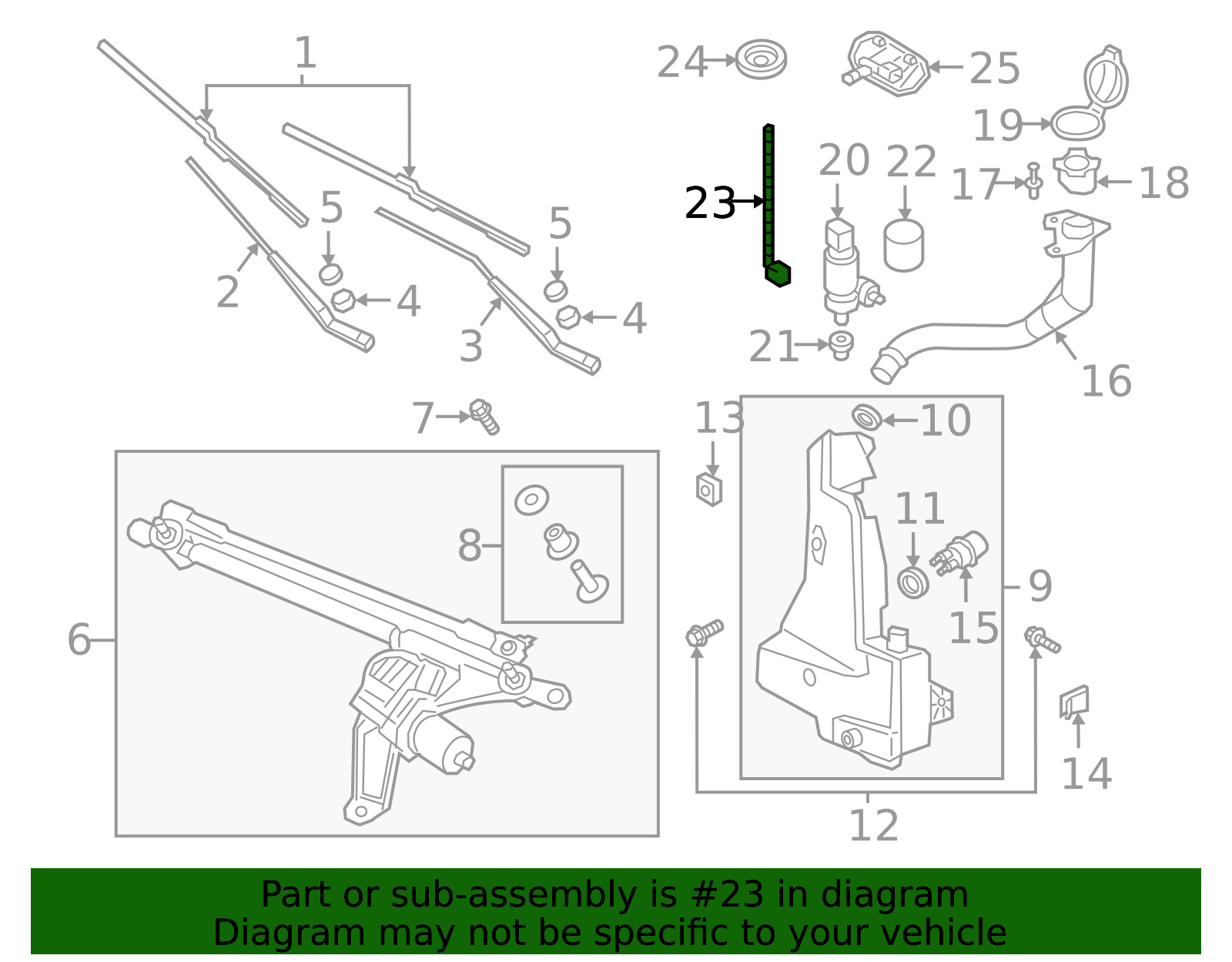 4KE-955-953 - High-Quality Windshield Washer Hose for 2019-2025 Audi ...
