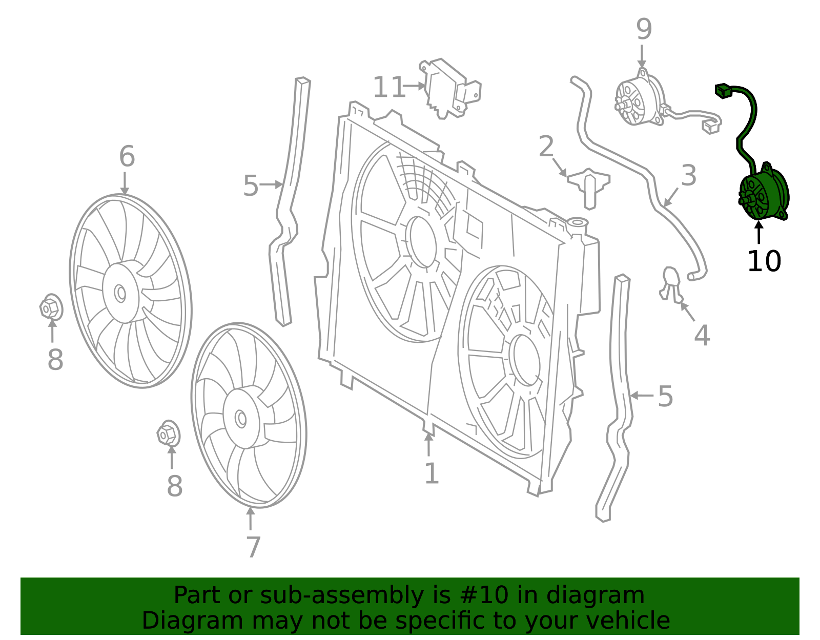 2016-2022 Lexus Fan Motor 16363-36090 | OEM Parts Online