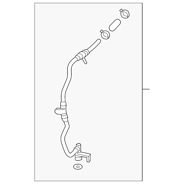 059-131-056-R - Vacuum Hose 2014-2015 Audi A6 Quattro | Audi OEM Parts Guy