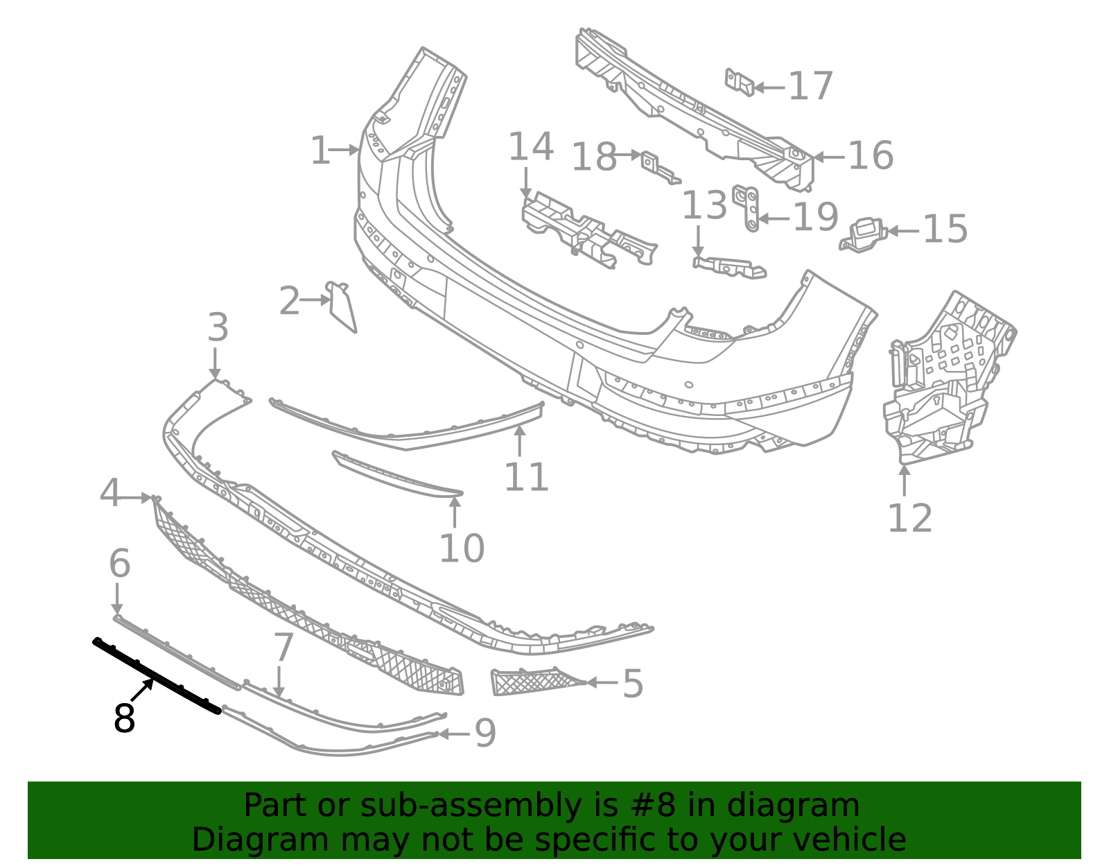86695-T6500-CR - Lower Molding | Conicelli Hyundai