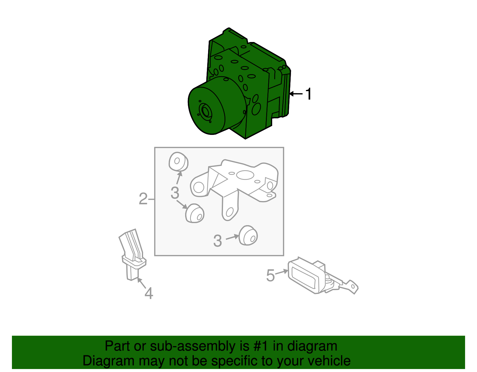 BFY2-43-7AZ - ABS Control Unit - 2012 2013 Mazda 3 | Mazda Parts Factor