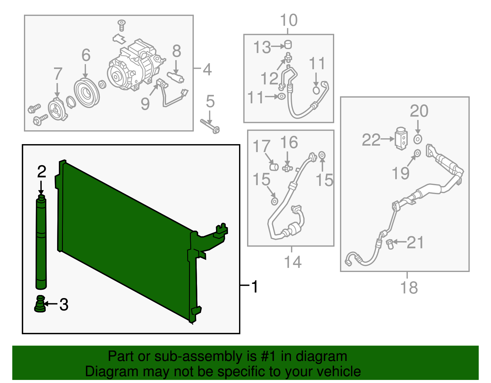 97606-D2200 - Hyundai Condenser 2017-2019 Genesis G90 | Performance ...