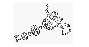Genuine A/C Compressor for 2014-2019 Hyundai | Part# 97701-B1000 ...