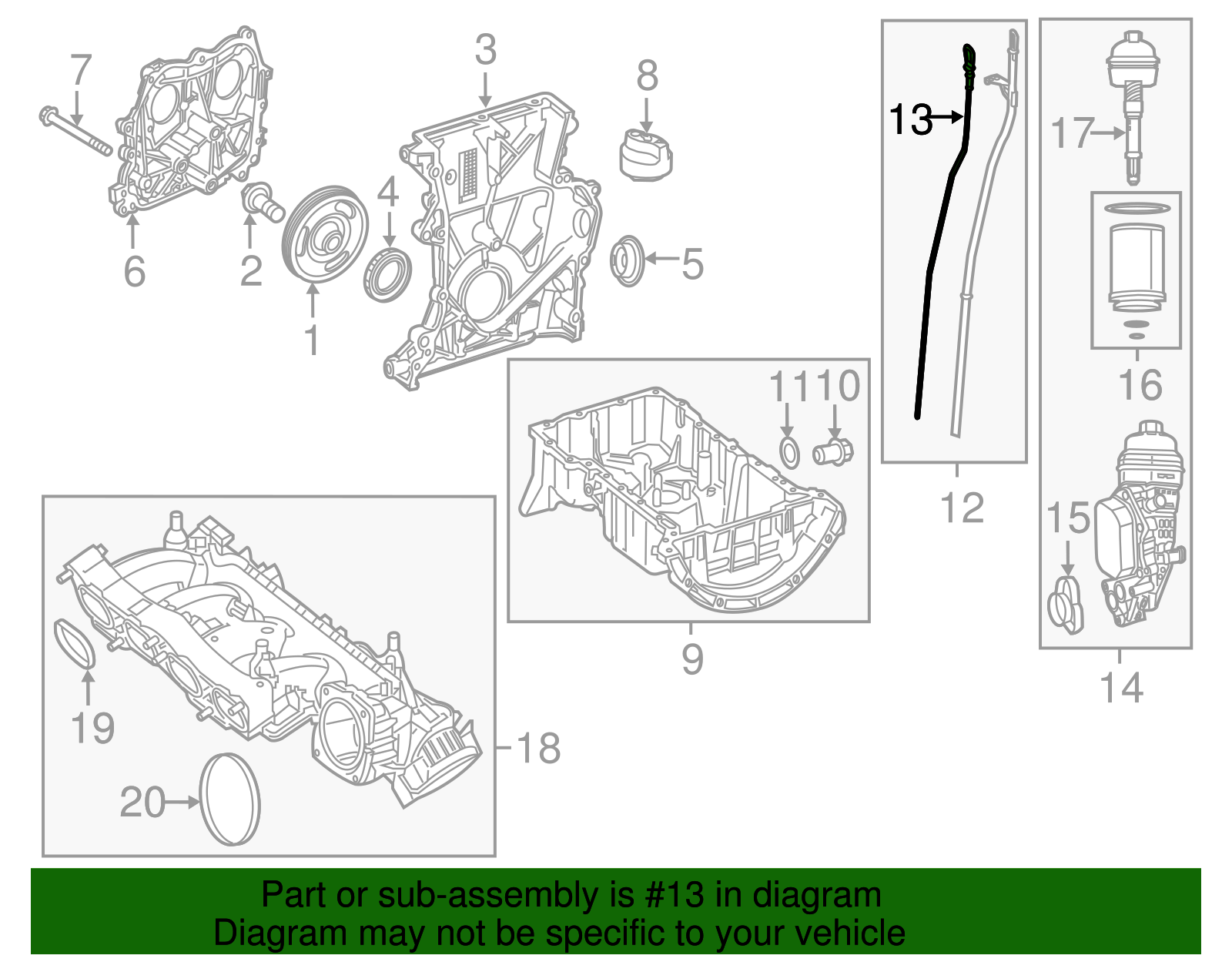 11140-HG00G - Dipstick 2017-2019 Infiniti QX30 | Official INFINITI ...