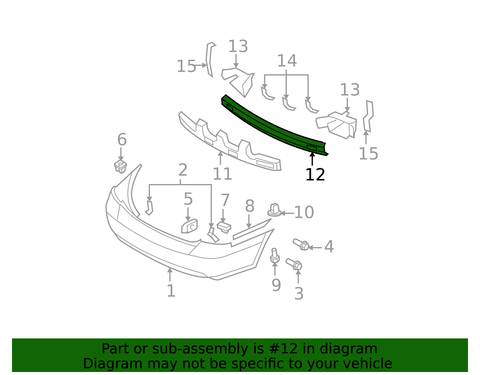 Genuine OEM Impact Bar Part# 86631-1E050 Fits 2006-2009 Hyundai Accent ...