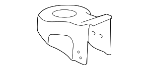 2015-2020 GM Passenger Side Radiator Lower Bracket 23226336 | Capital ...