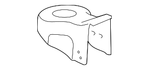 2015-2020 GM Passenger Side Radiator Lower Bracket 23226336 | Capital ...