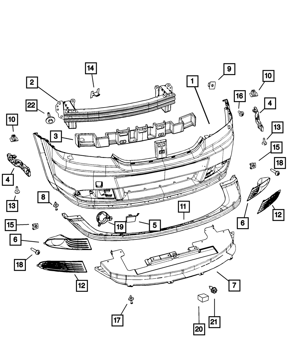 Closeout Panel for 2009-2010 Dodge Journey | OEM Mopar 5116301AC ...