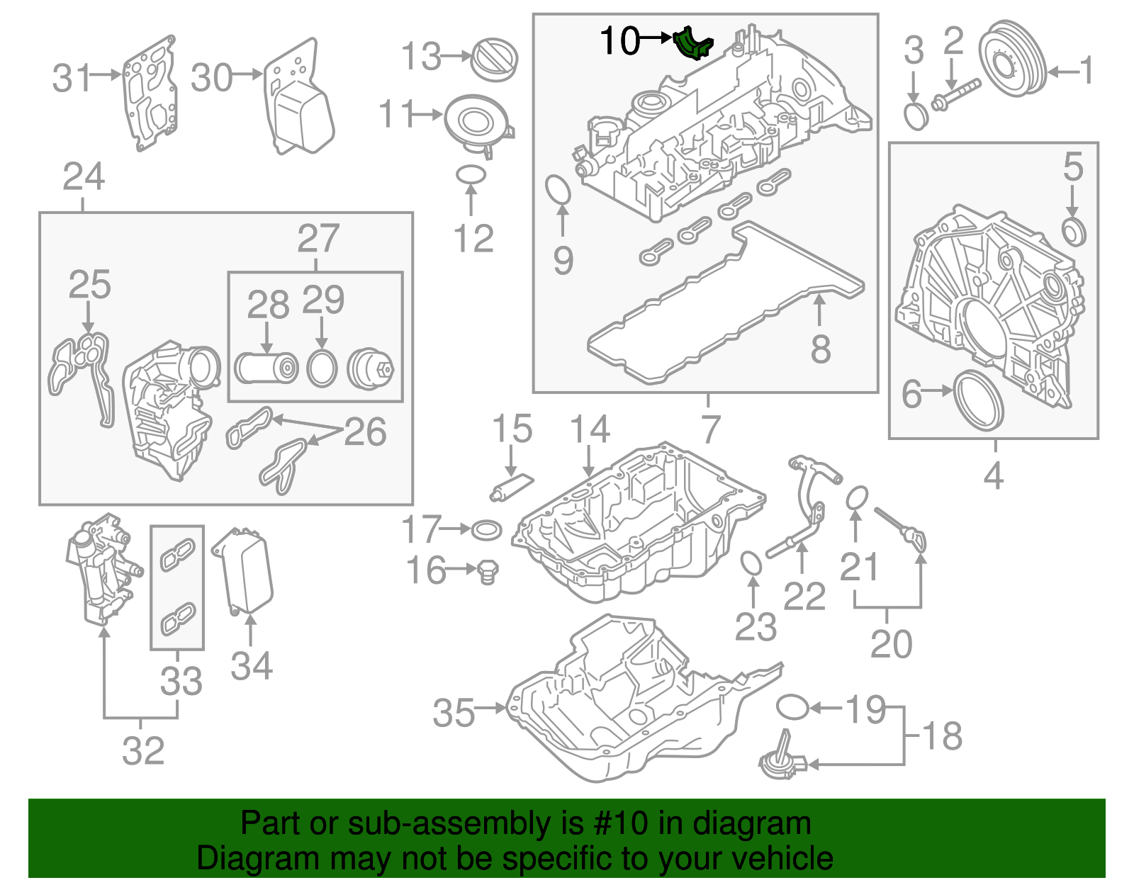 Genuine BMW 11-12-7-809-138 | Valve Cover Flange | FREE Shipping on ...
