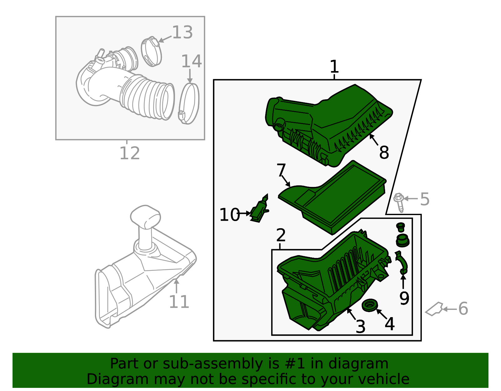 Air Cleaner Assembly FR3Z-9600-A | Awesome Parts Ford