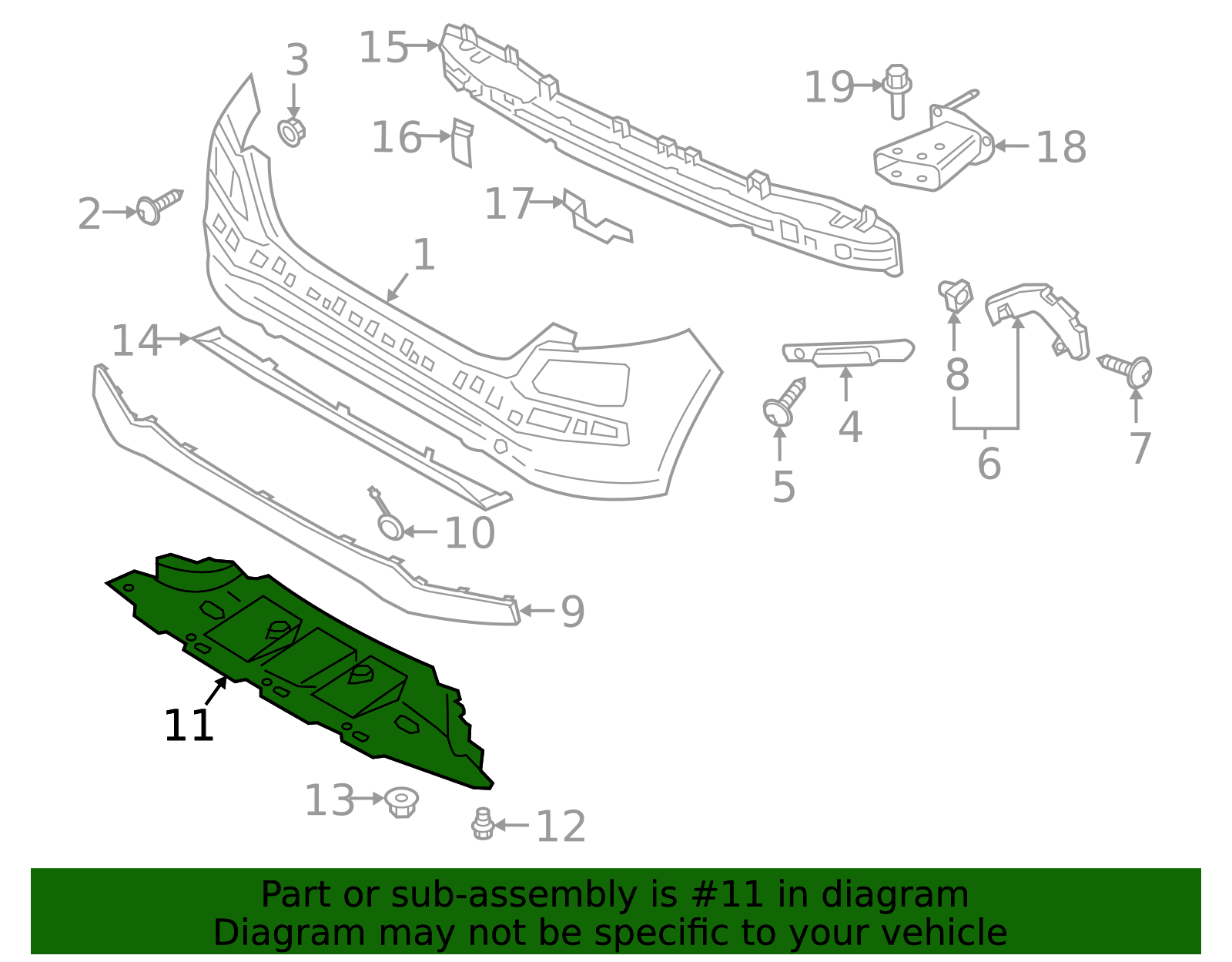 2019-2023 Hyundai Kona Electric Under Cover 86690-K4000 | OEM Parts Online