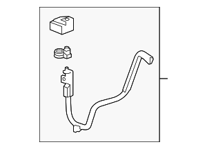 2010-2015 Chevrolet Camaro Positive Battery Cable 22886822 | Capital ...