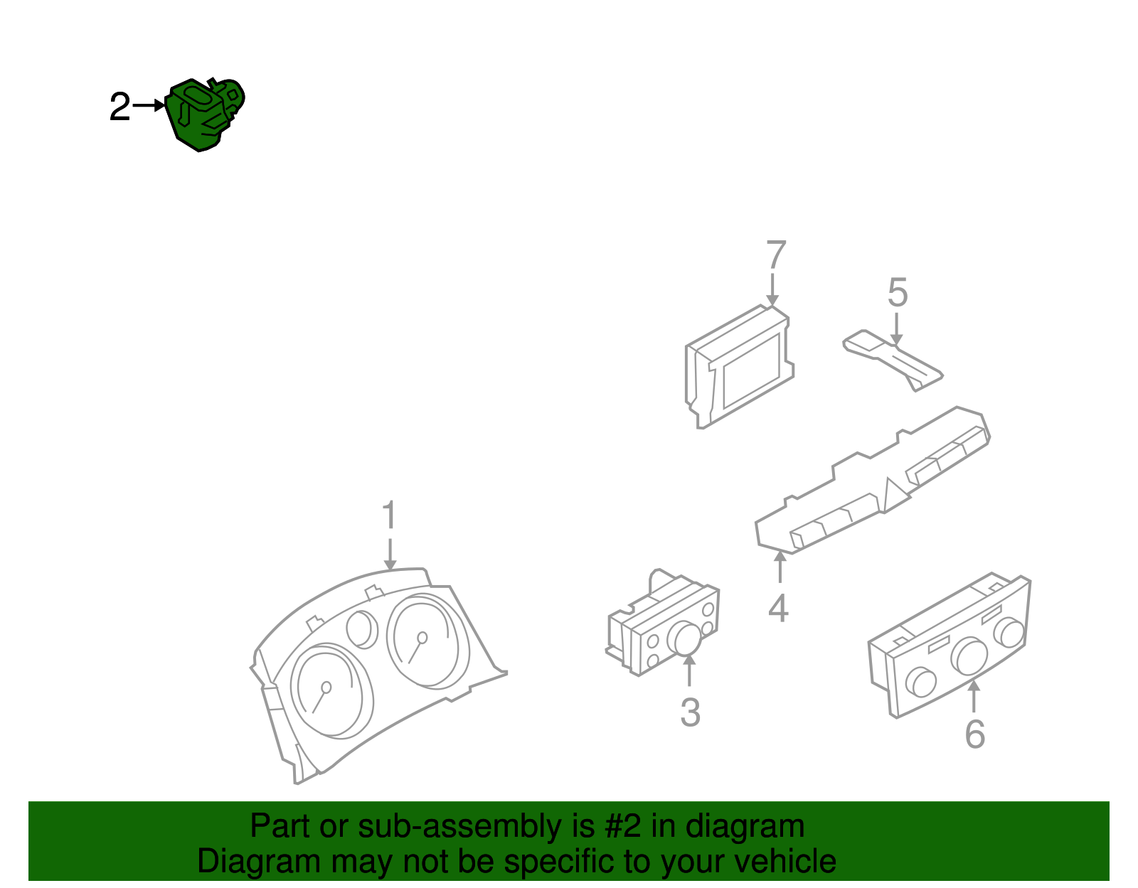 1997-2019 GM Ambient Air Outside Temperature Sensor 9152245 ...