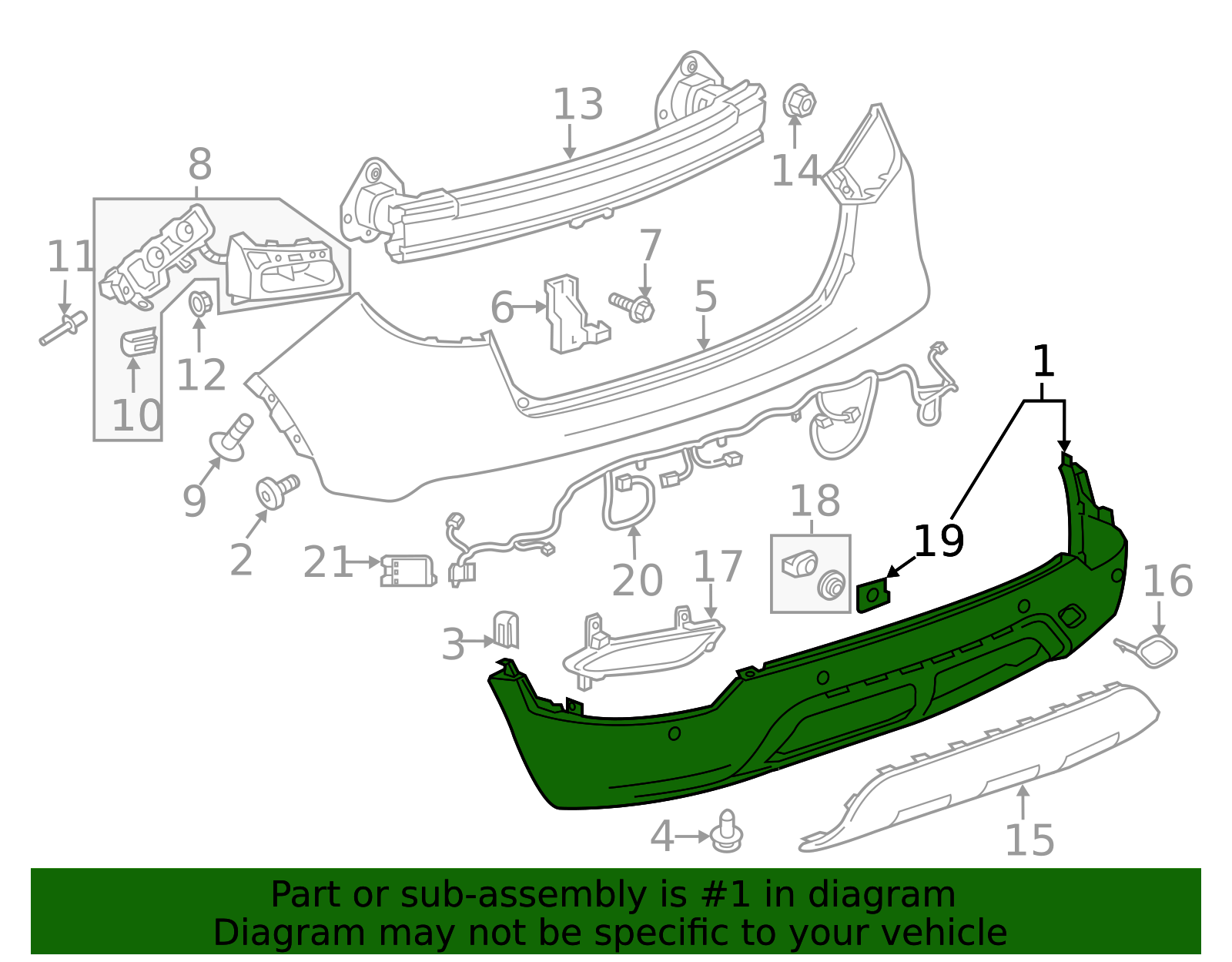 2017-2022 Buick Encore Bumper Cover 42551799 | GM Parts Center