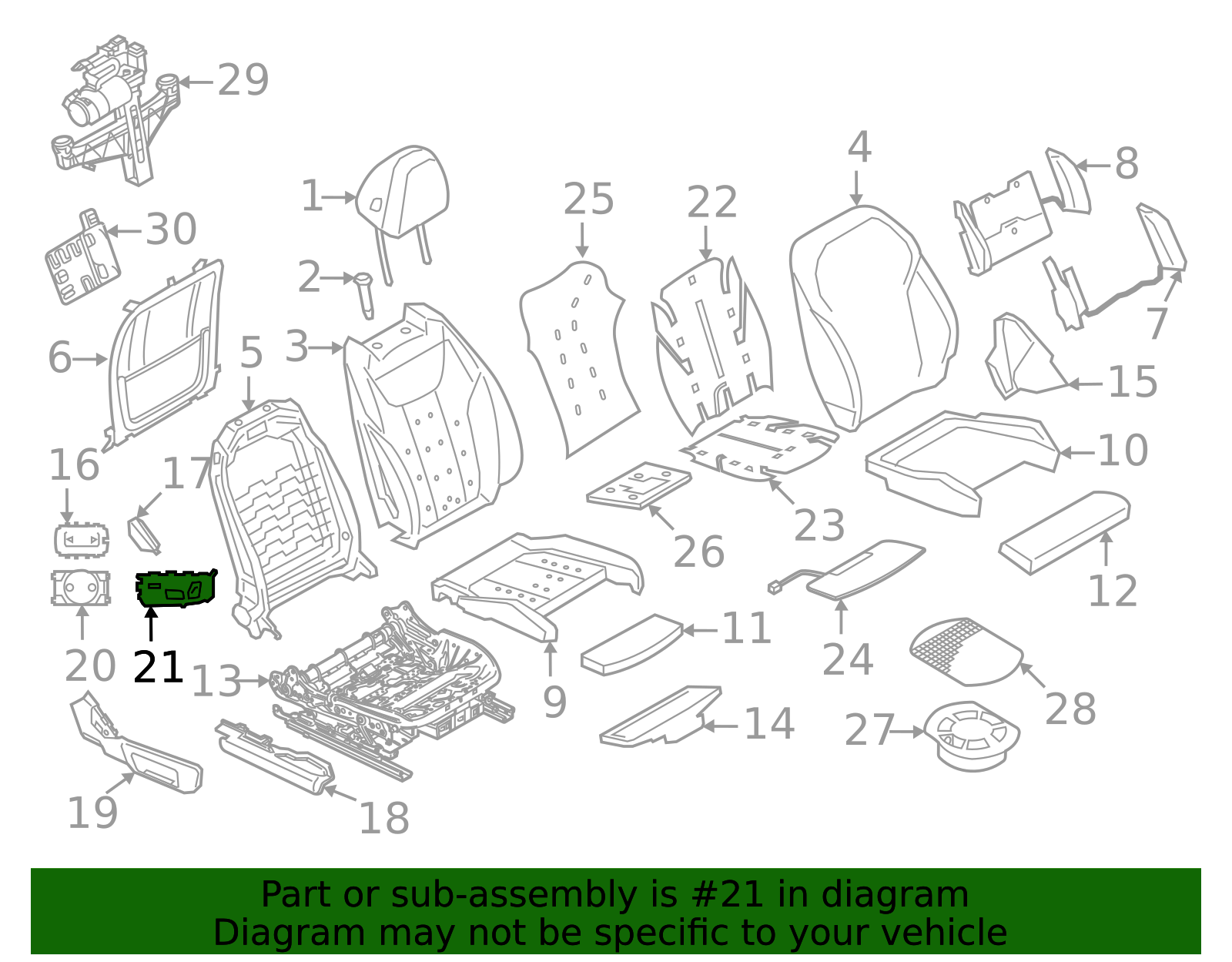 2018-2025 BMW Switch 61-31-5-A8B-FC8 | BMW Parts Online Hub