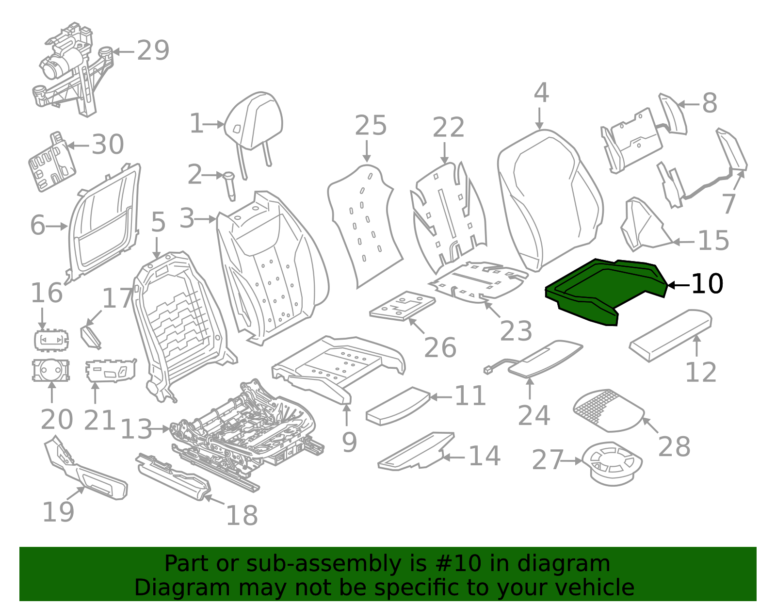 52-10-9-475-935 - Cushion Cover - 2021-2025 BMW | BMW Parts Exchange