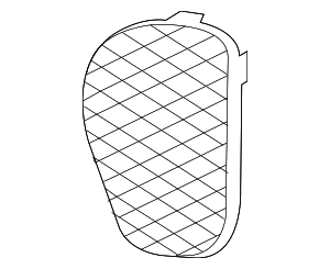 166-885-91-22 - Cover Panel 2017-2019 Mercedes-Benz GLS 450 | Mercedes ...