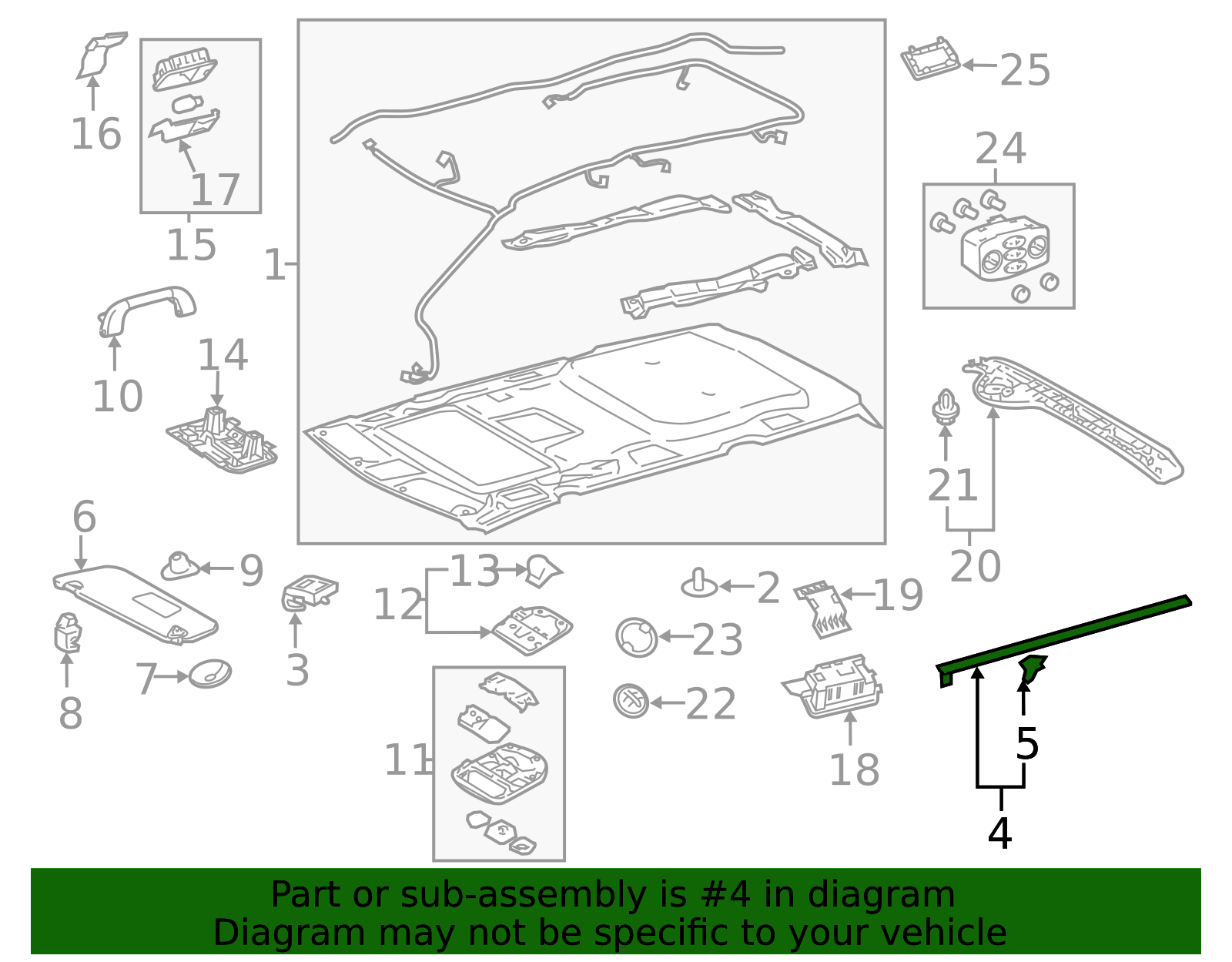 2011-2020 Toyota Sienna Side Weather-Strip 62381-08020 | MotorMotor